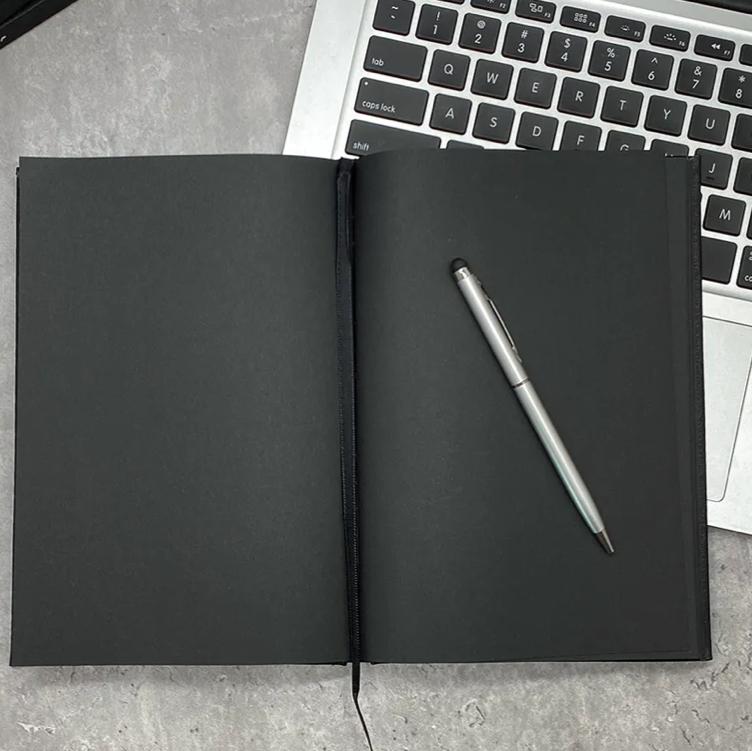 Zodiac Black Paper Notebook Constellation Journal – Libras Way